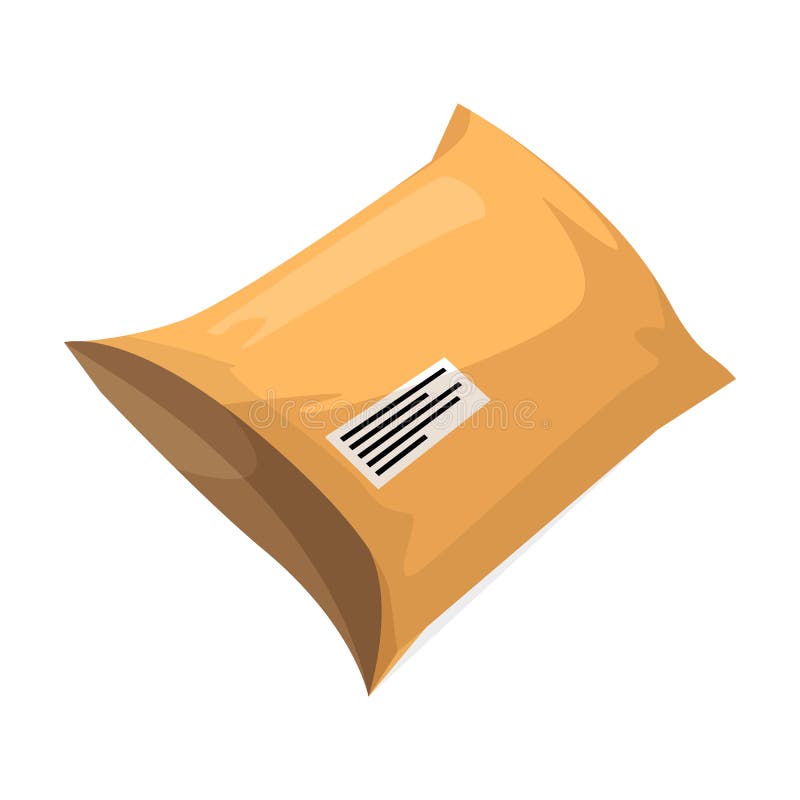 Package Vector Icon.Cartoon Vector Icon Isolated on White Background ...