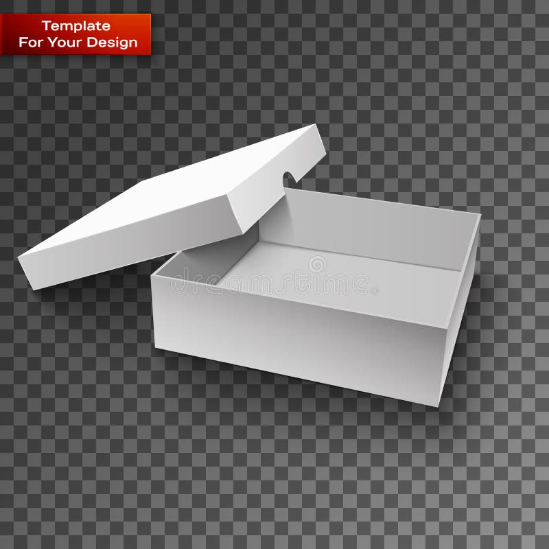 Package white box design stock vector. Illustration of mock - 129412839