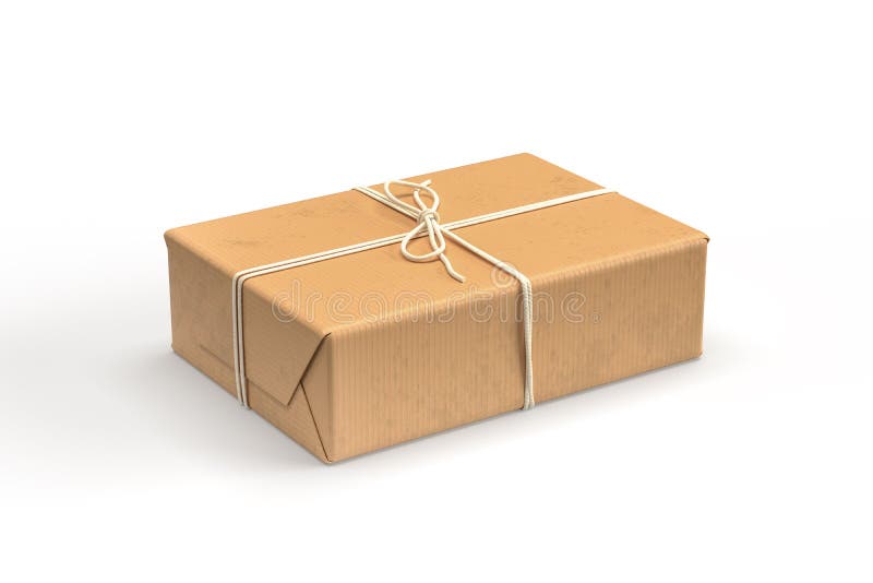 Brown Package Tied String Stock Illustrations – 141 Brown Package Tied ...