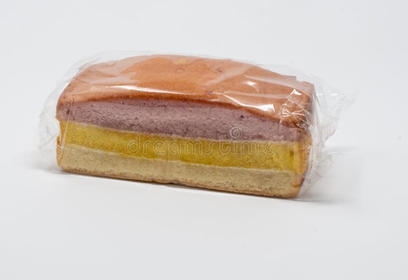 Packaged Angel Cake stock image. Image of sweet, food - 127696721