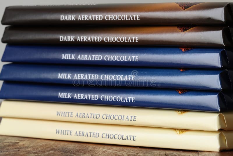 Packaged chocolate. stock image. Image of button, package - 237938399