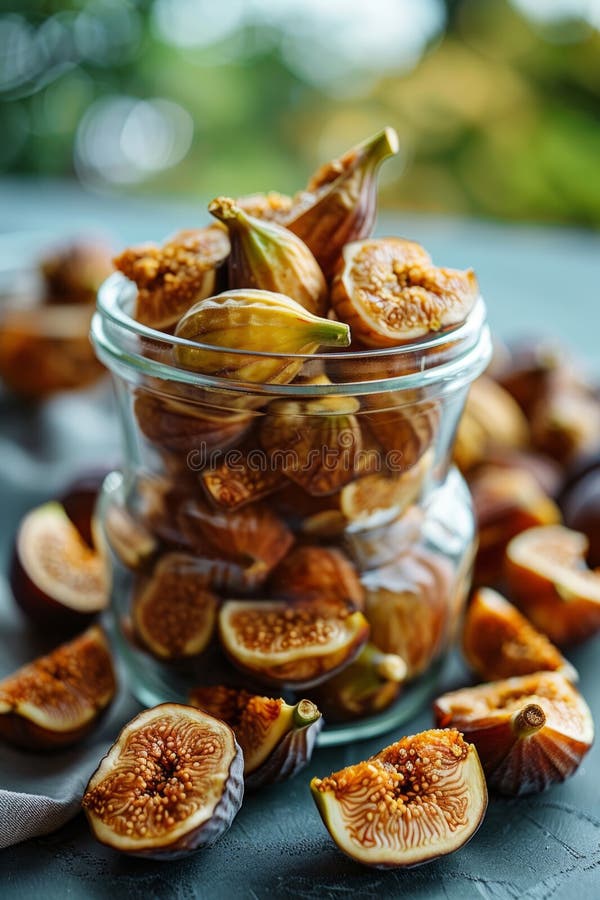 Packaged Food, Dried Figs Showcased in Clear Packaging, Highlighting ...