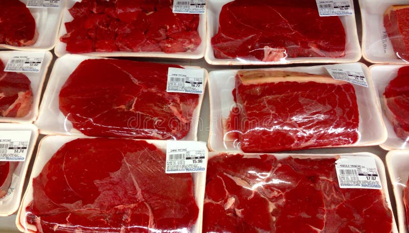 Packaged meat editorial image. Image of beef, packages - 50762135