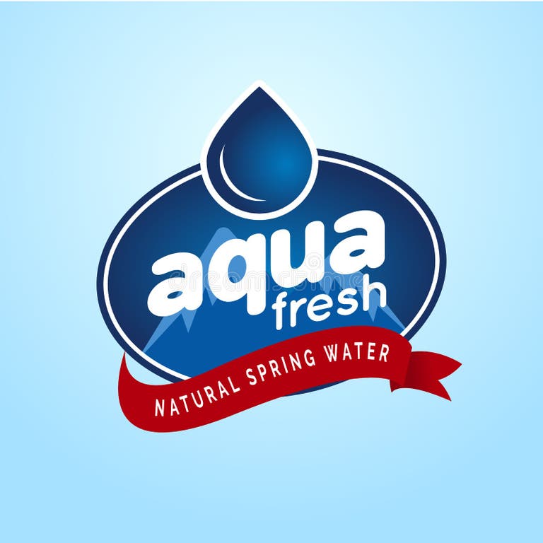 Drinking Water Label Design Stock Illustrations – 1,688 Drinking Water ...