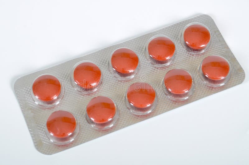 Packaged Pills in Aluminium Blisters Stock Photo - Image of pill ...