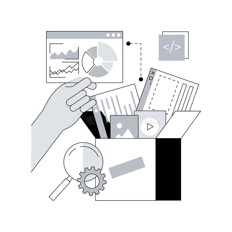 Packaged Software Abstract Concept Vector Illustration. Stock Vector ... Packaged Software Abstract Concept Vector Illustration. Stock Vector ...