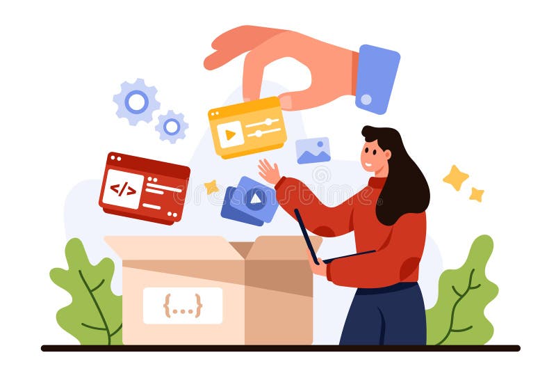 Packaged Software, Free Download, Video and Audio Editing, Hand Putting ...