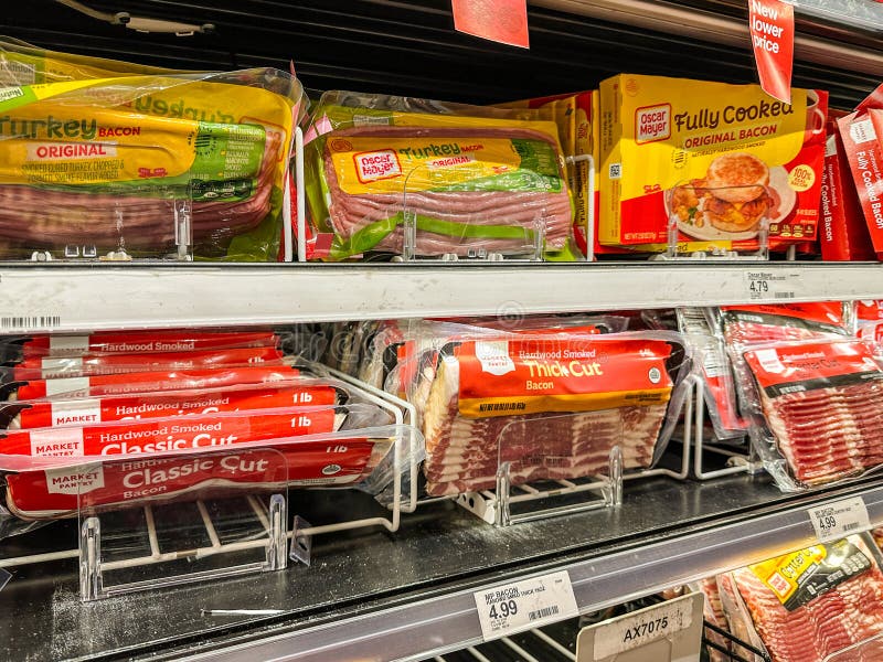 Packages Bacon Store Shelf Stock Photos - Free & Royalty-Free Stock ...