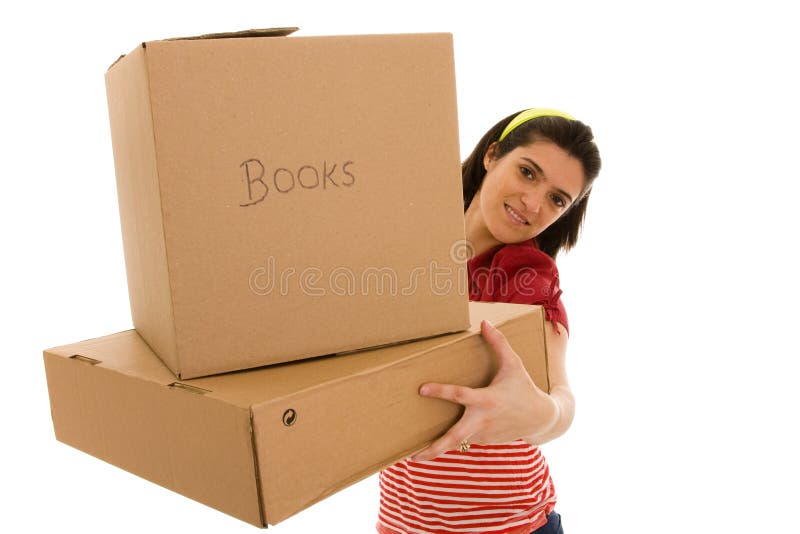 Packages for house moving stock image. Image of beautiful - 8484715