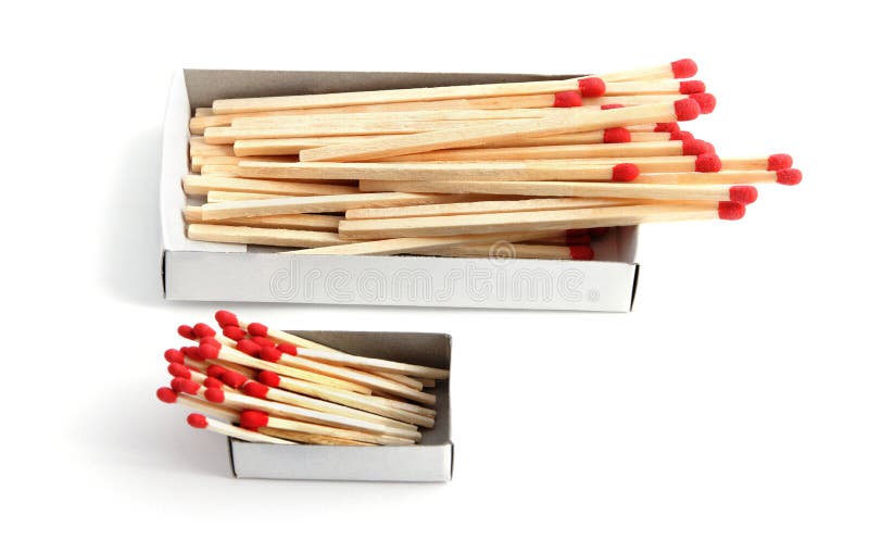 A packages of matches. stock photo. Image of head, flammable - 19108290