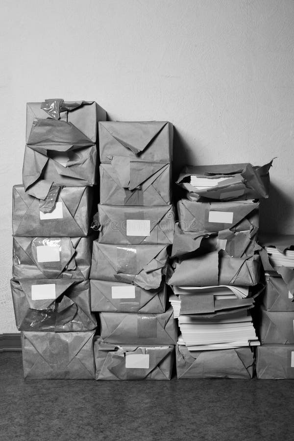 Packages with paper stock photo. Image of packaging, sale - 28401160