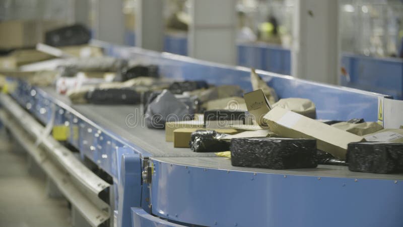 Parcel Mail Distribution Centre. Stock Video - Video of boxes, packets ...