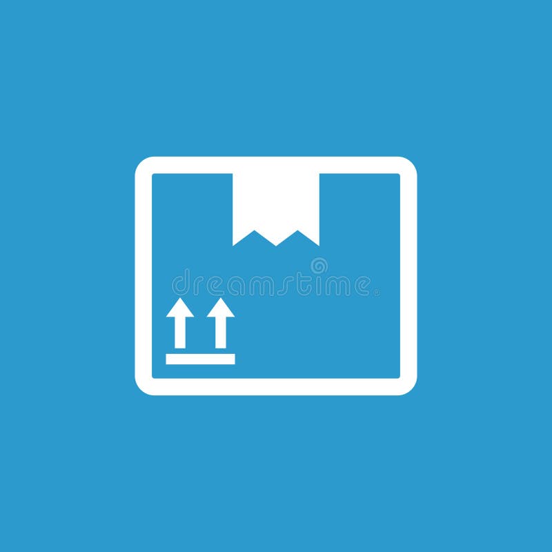 Packaging Box Icon with Arrow Symbol. Shipping Pack Simple Vector ...