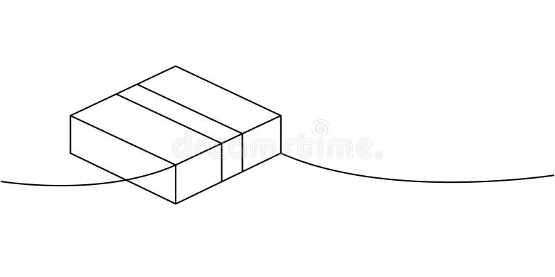 Continuous Line Storage Container Stock Illustrations – 249 Continuous ...