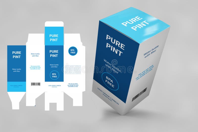 Packaging Box Template, Packaging Design Template. Stock Vector ...