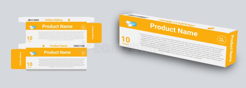 Packaging Box Template, Packaging Design Template. Stock Vector ...