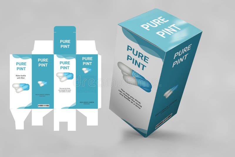 Packaging Box Template, Packaging Design Template. Stock Vector ...