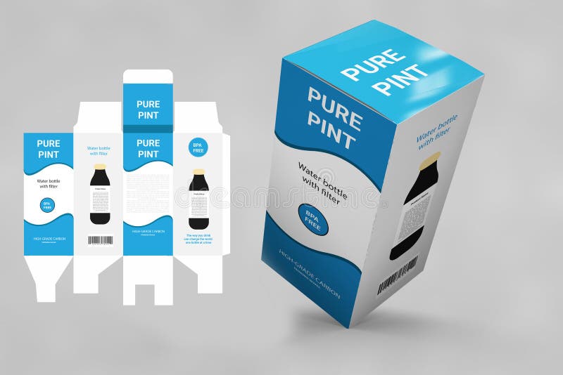 Packaging Box Template, Packaging Design Template. Stock Vector ...