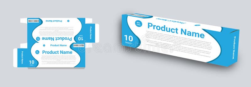 Packaging Box Template, Packaging Design Template. Stock Vector ...