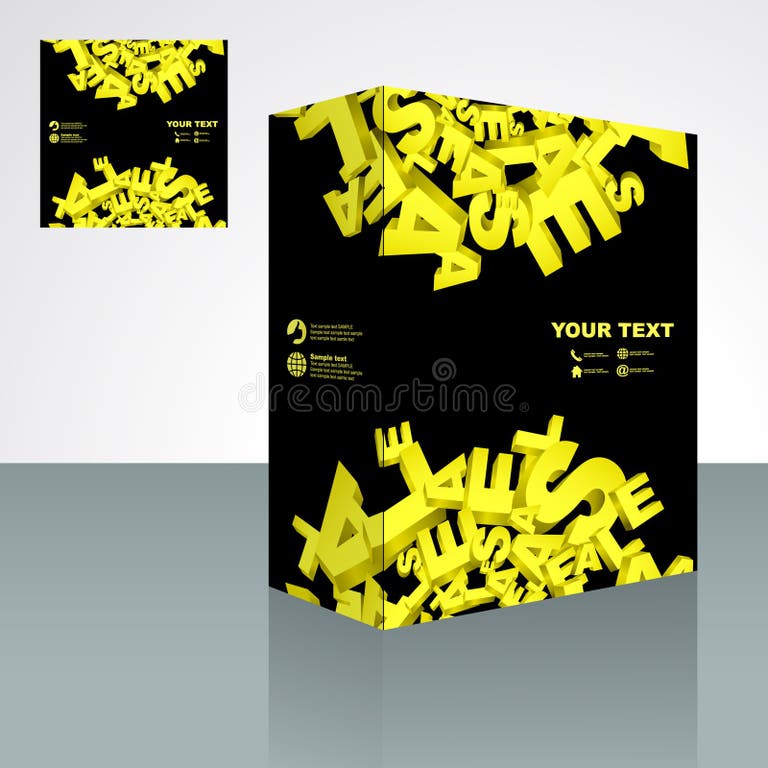 Packaging box. stock vector. Illustration of paper, cardboard - 36776199