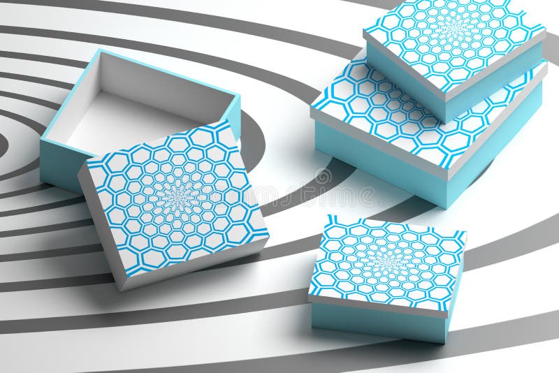 Hexagonal Packaging Stock Illustrations – 1,065 Hexagonal Packaging ...