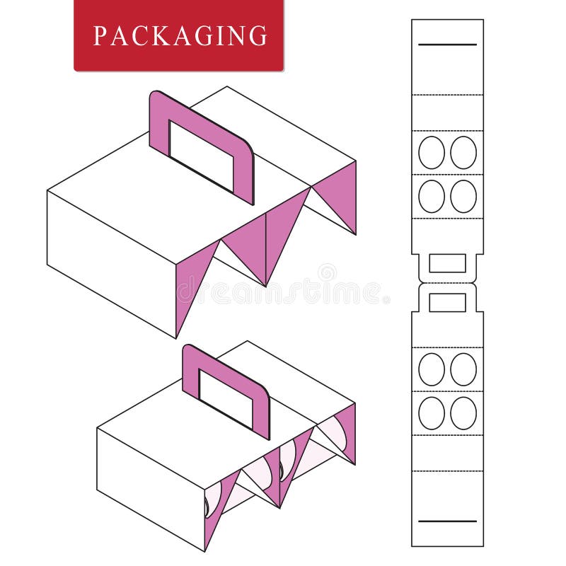 Packaging for Can Bottle.Isolated White Retail Mock Up.Vector ...