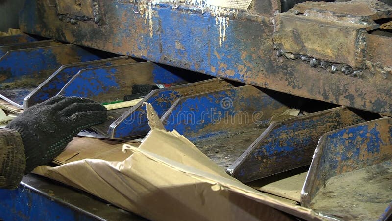 Cardboard Process Making Factory Mill Paper Carton Stock Footage ...