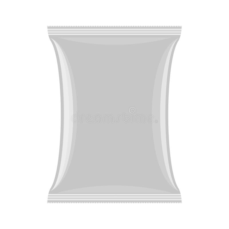 Packaging for Chips and Snacks. Empty Pack Template Stock Vector ...