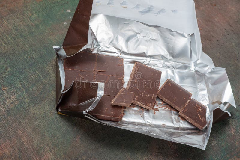 Packaging of Chocolate- Flat Lay Background Stock Image - Image of ...