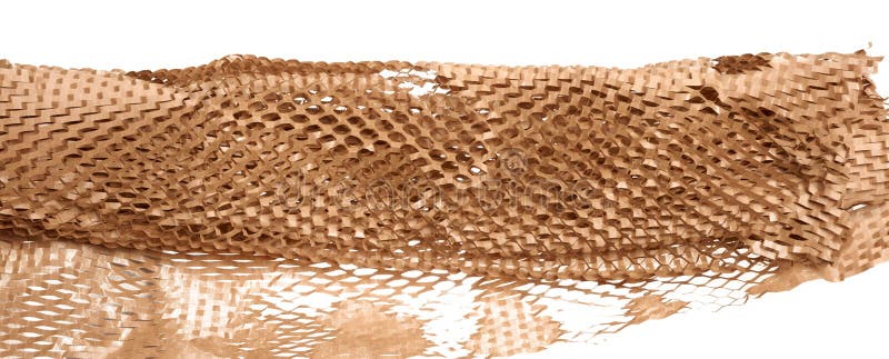 Packaging Cut Brown Paper for Transporting Products and Goods Stock ...