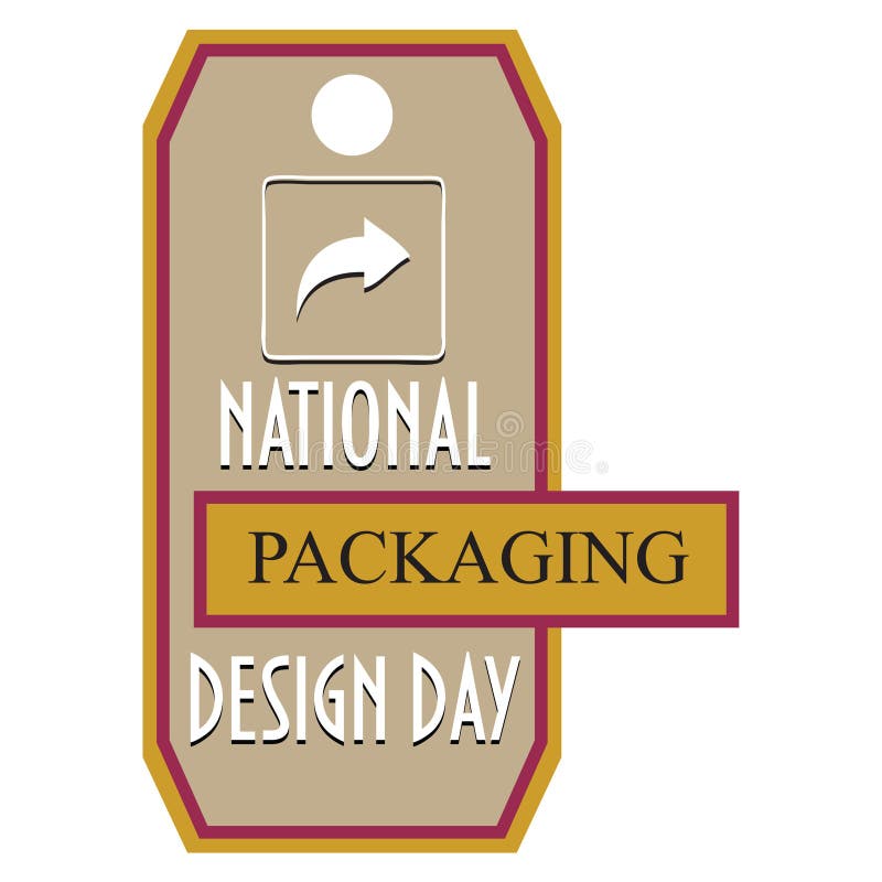 Packaging Design Day tag stock vector. Illustration of label - 379633122