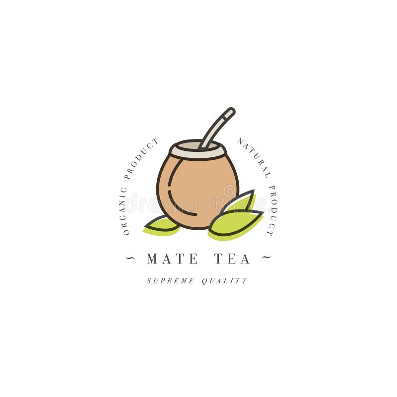 Mate tea stock illustration. Illustration of fresh, national - 30711293