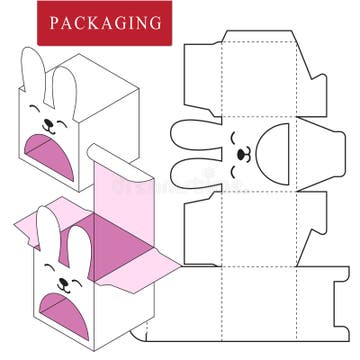 Box Packaging Cute Template Cosmetic Stock Illustrations – 73 Box ...