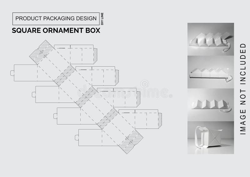Product Packaging Design Template Stock Illustration - Illustration of ...