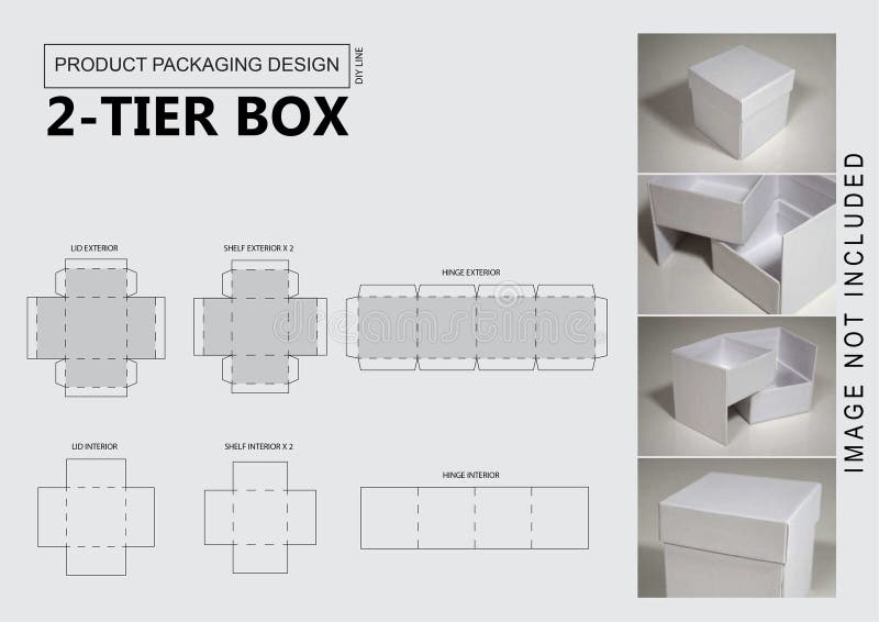 Product Packaging Design Template Stock Illustration - Illustration of ...