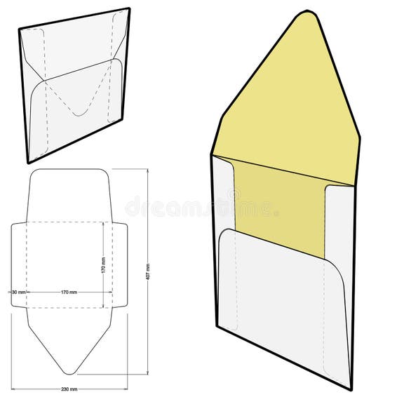 Packaging Envelope Cut Stock Illustrations – 1,206 Packaging Envelope ...