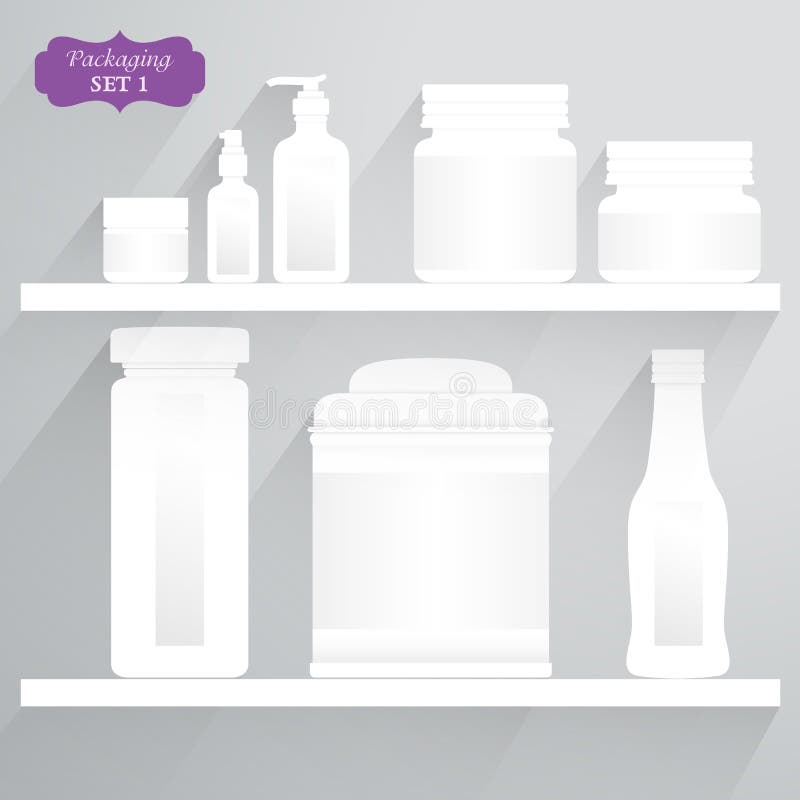 Packaging flat design stock vector. Illustration of supermarket - 41112512