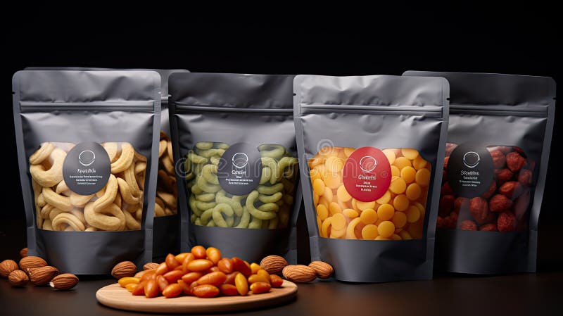 Packaging food package stock illustration. Illustration of snack ...