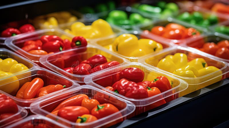 Packaging Food Plastic Manufacturing Stock Illustration - Illustration ...