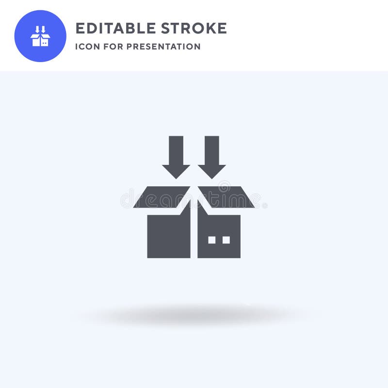 Packaging icon vector stock vector. Illustration of design - 343947064