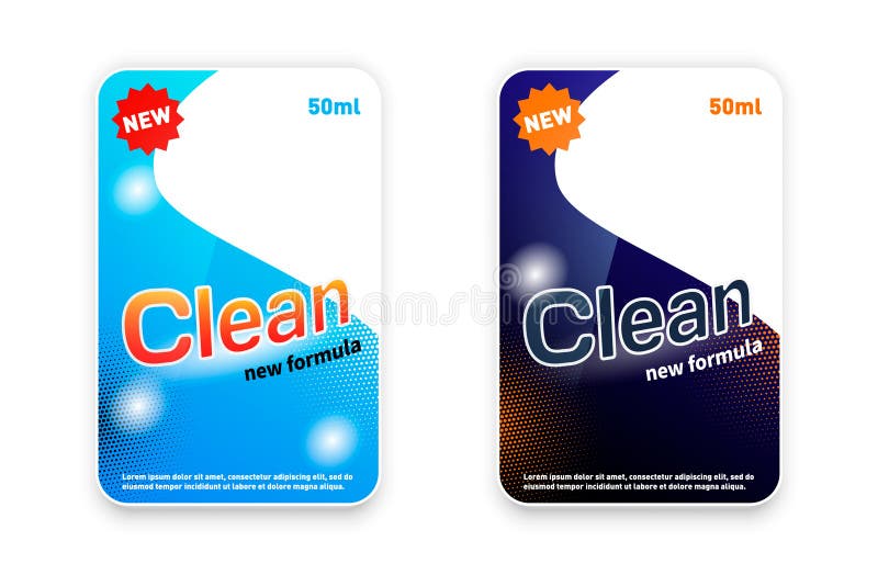Cleaner Label Design Stock Illustrations – 8,014 Cleaner Label Design ...