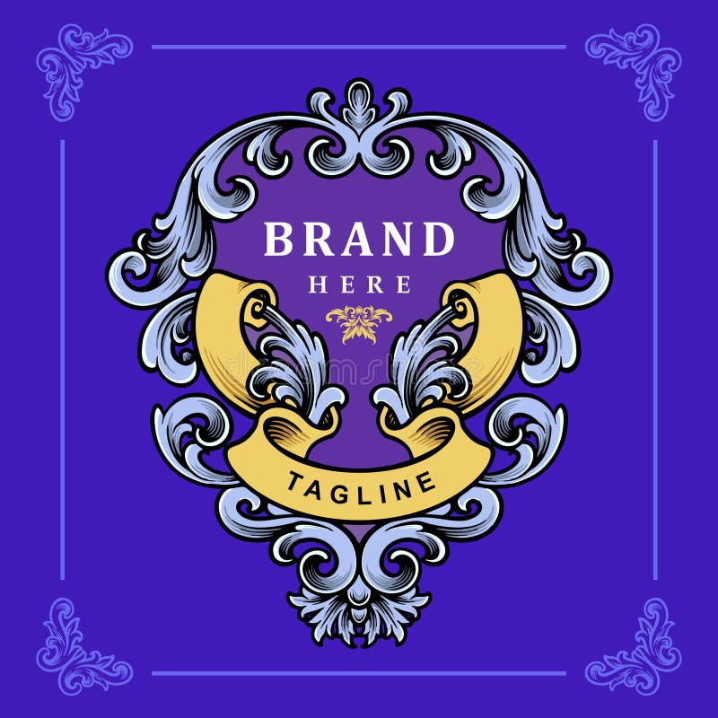 Unique Style Packaging Labels for Trademarks Stock Vector ...