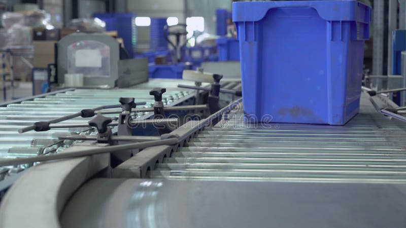 Packaging Lines in Warehouse. Stock Video - Video of industry, online ...