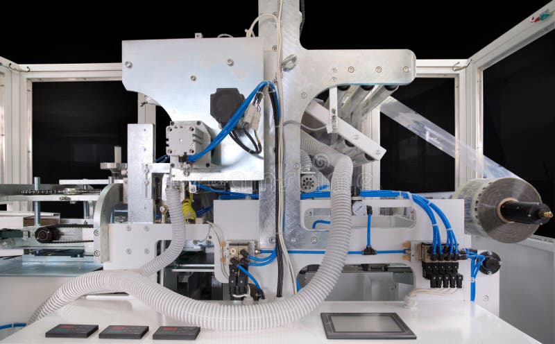 Packaging machine parts stock photo. Image of packaging - 18750438