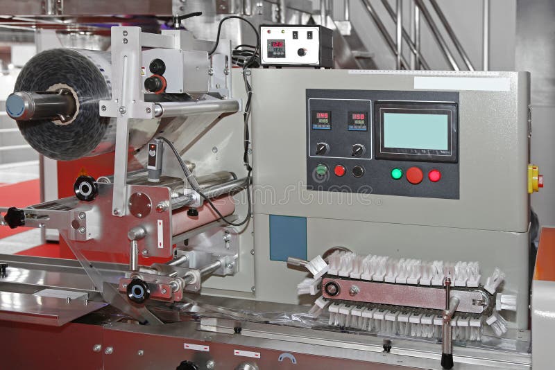 Packaging Machine stock image. Image of equipment, machinery - 144749273