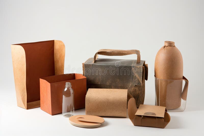 Packaging Made from Recycled Materials, with Minimal Waste Stock ...