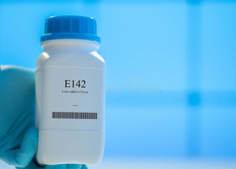 Packaging with Nutritional Supplements E142 Color Additive Green Stock ...