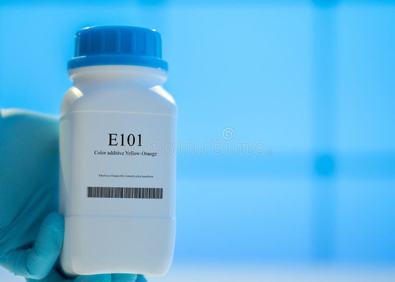 Packaging with Nutritional Supplements E101 Color Additive Yellow ...