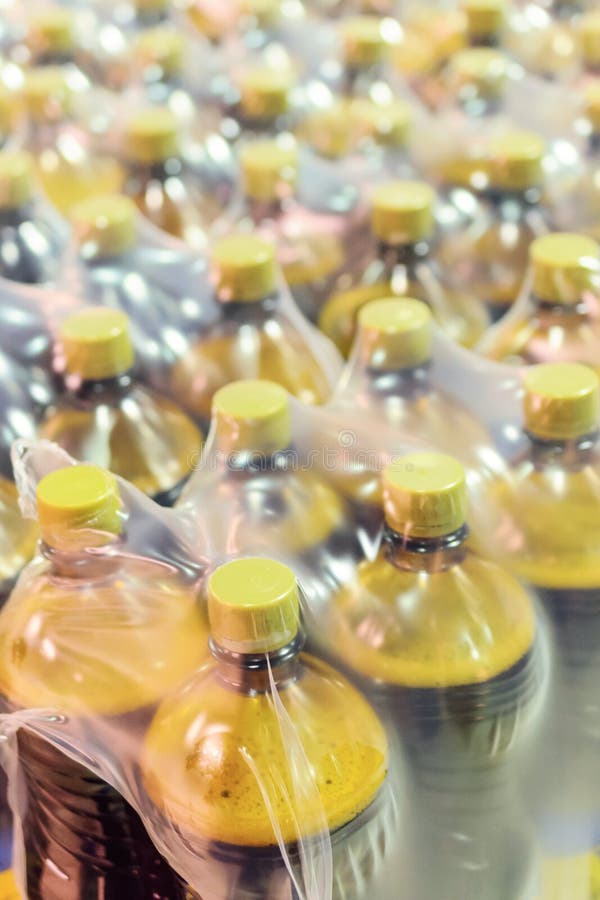 Packaging of Plastic Bottles. Stock Photo - Image of clean, full: 88740244