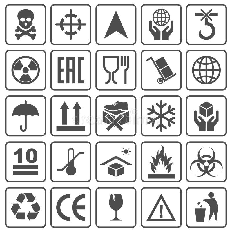 Packaging Product Icon Vector Design Symbol Stock Vector - Illustration ...